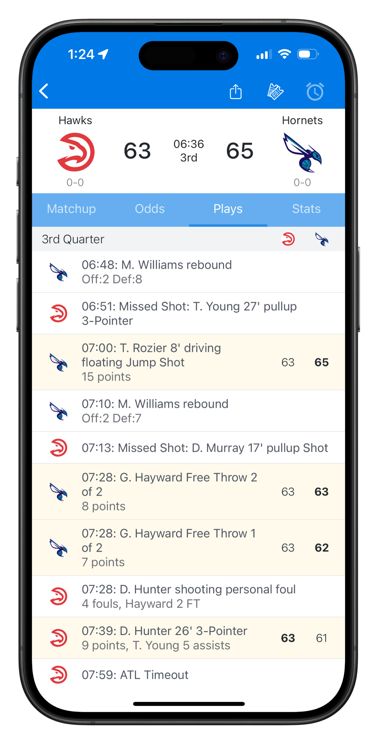 Nba score play by play store