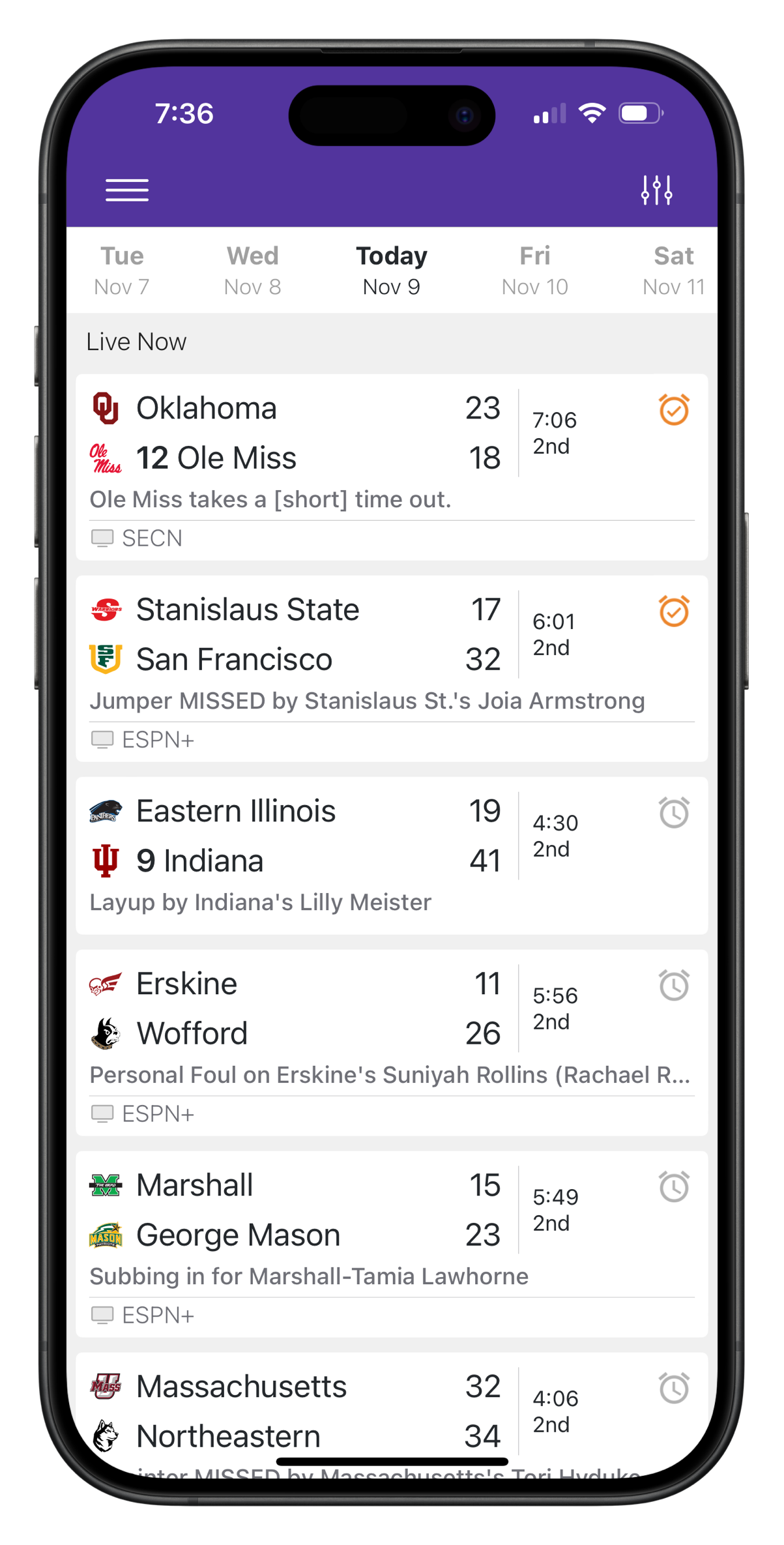 Scores App